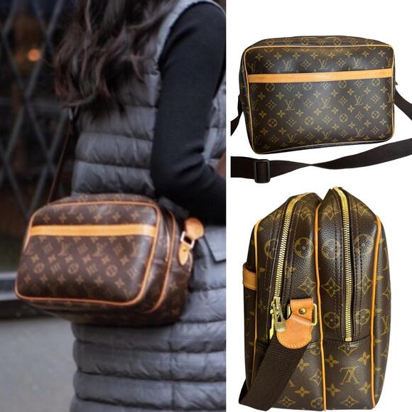 Louis Vuitton | Bags | Authentic Louis Vuitton Reporter Gm Monogram ...